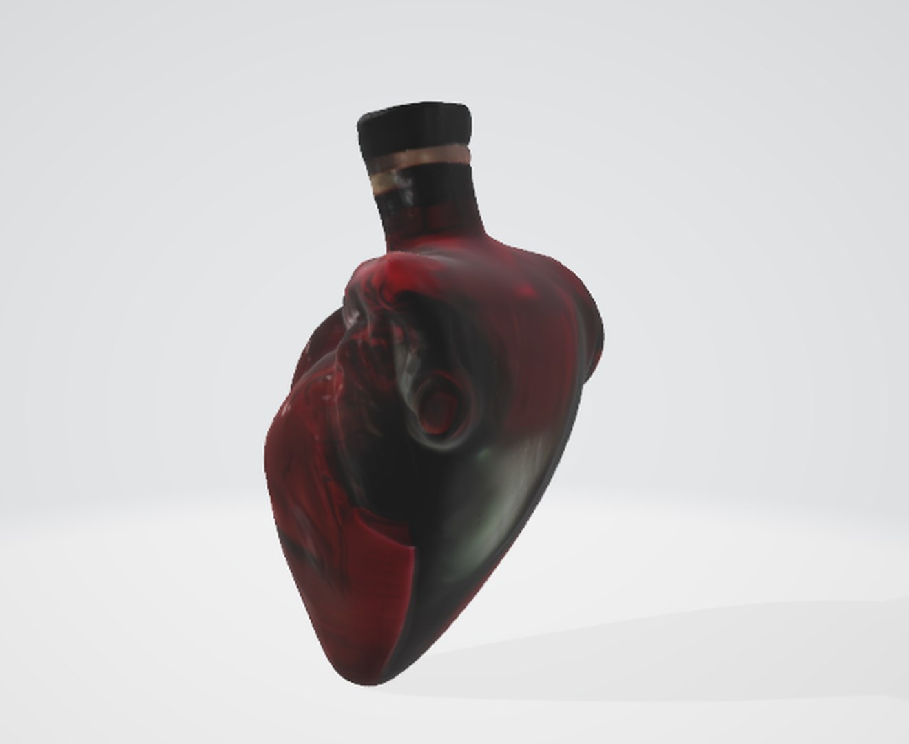 3D Heart-Shaped Bottle 3D Asset - TurboSquid 2284915