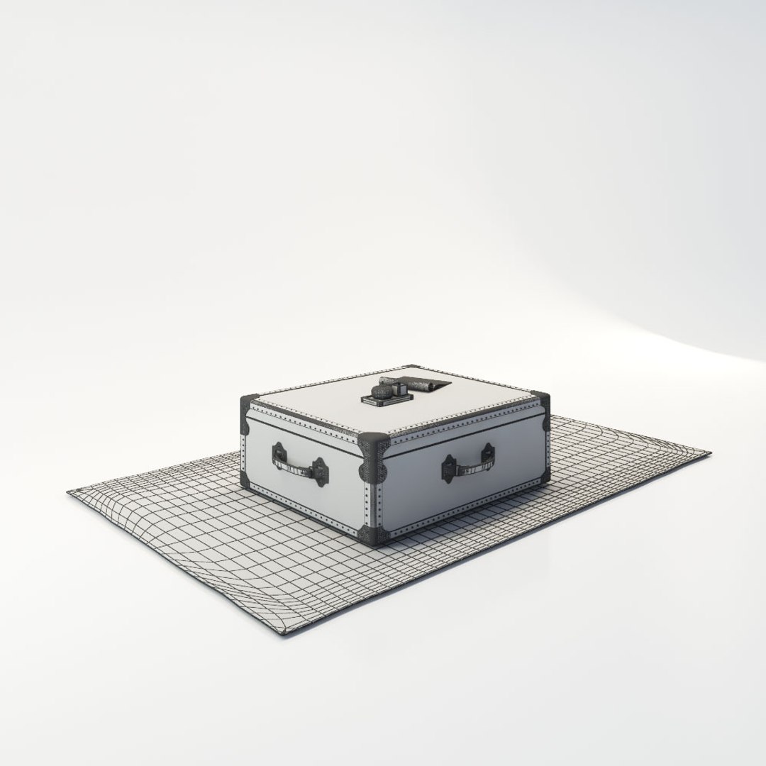 trunk set 3d obj