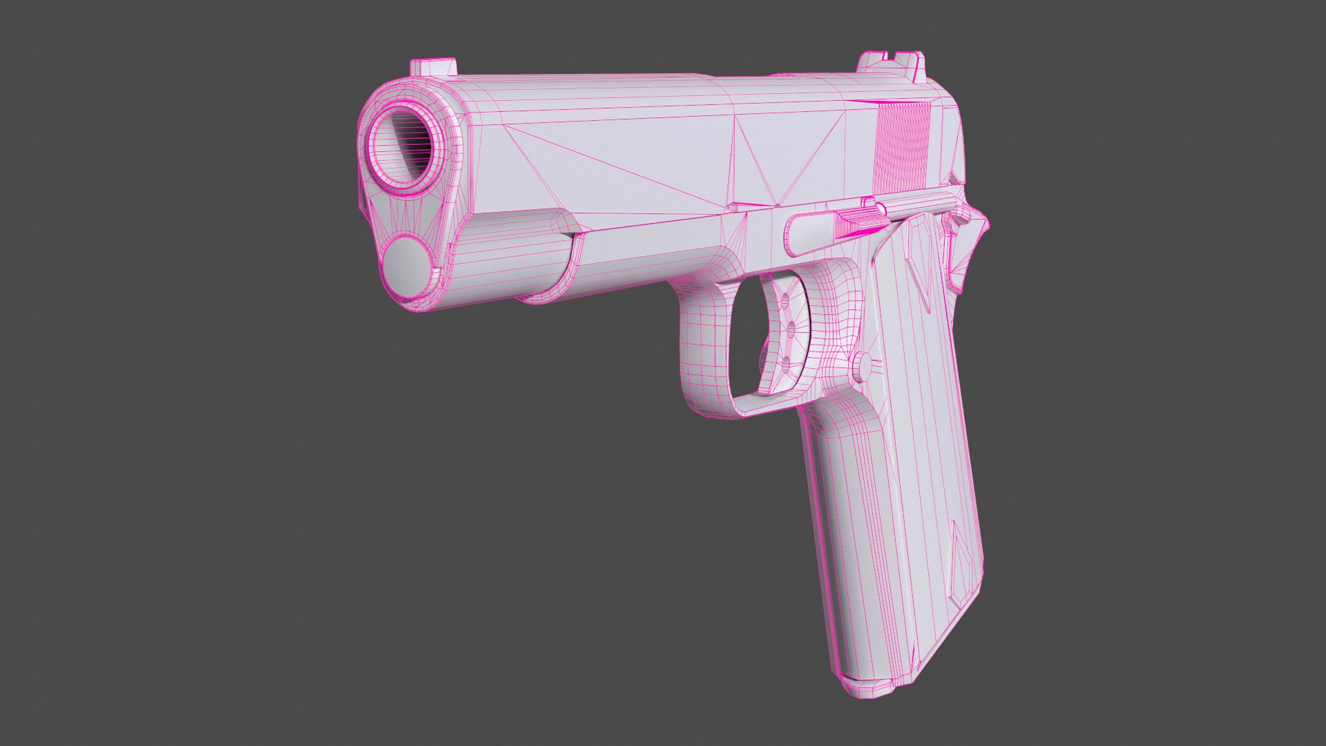 Colt 1911 PBR 3D Model - TurboSquid 2053445