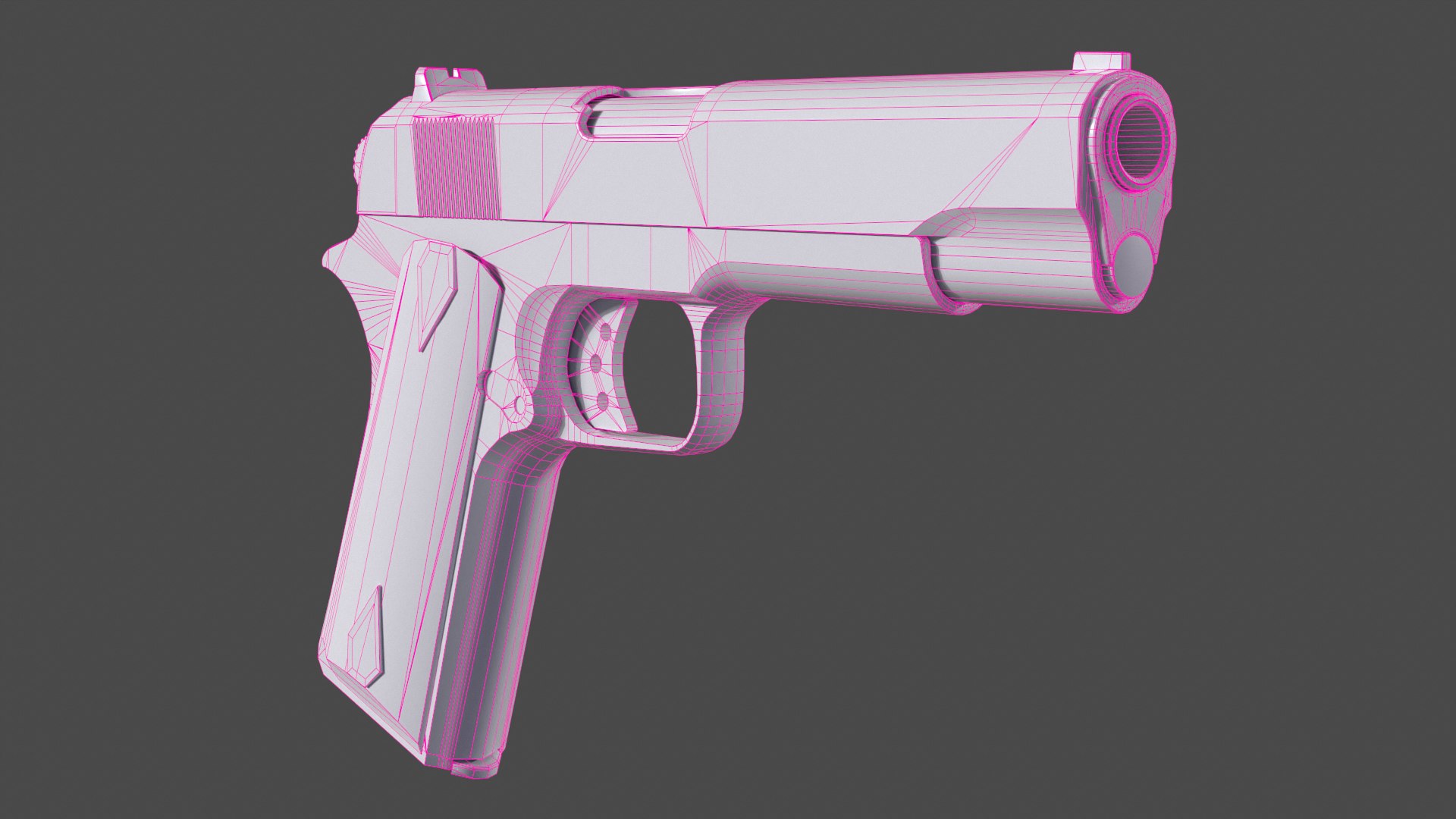 Colt 1911 PBR 3D Model - TurboSquid 2053445