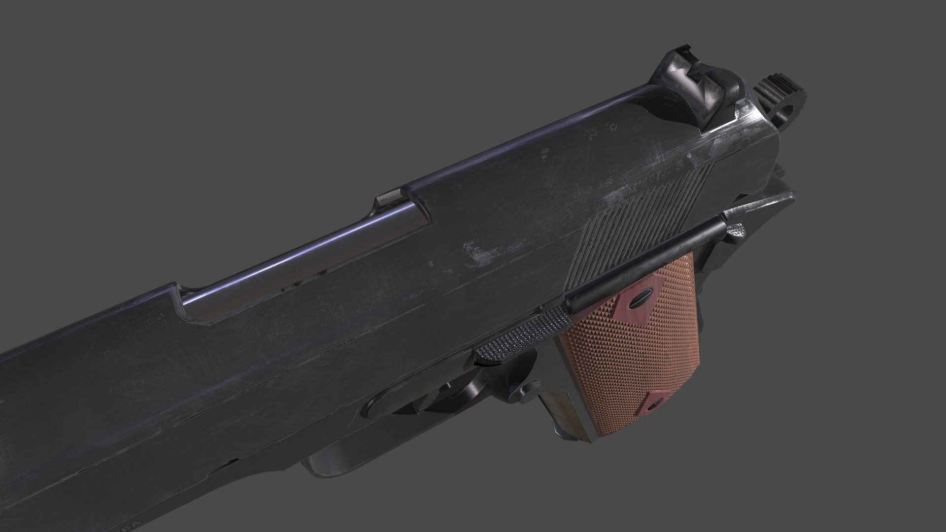 Colt 1911 PBR 3D Model - TurboSquid 2053445