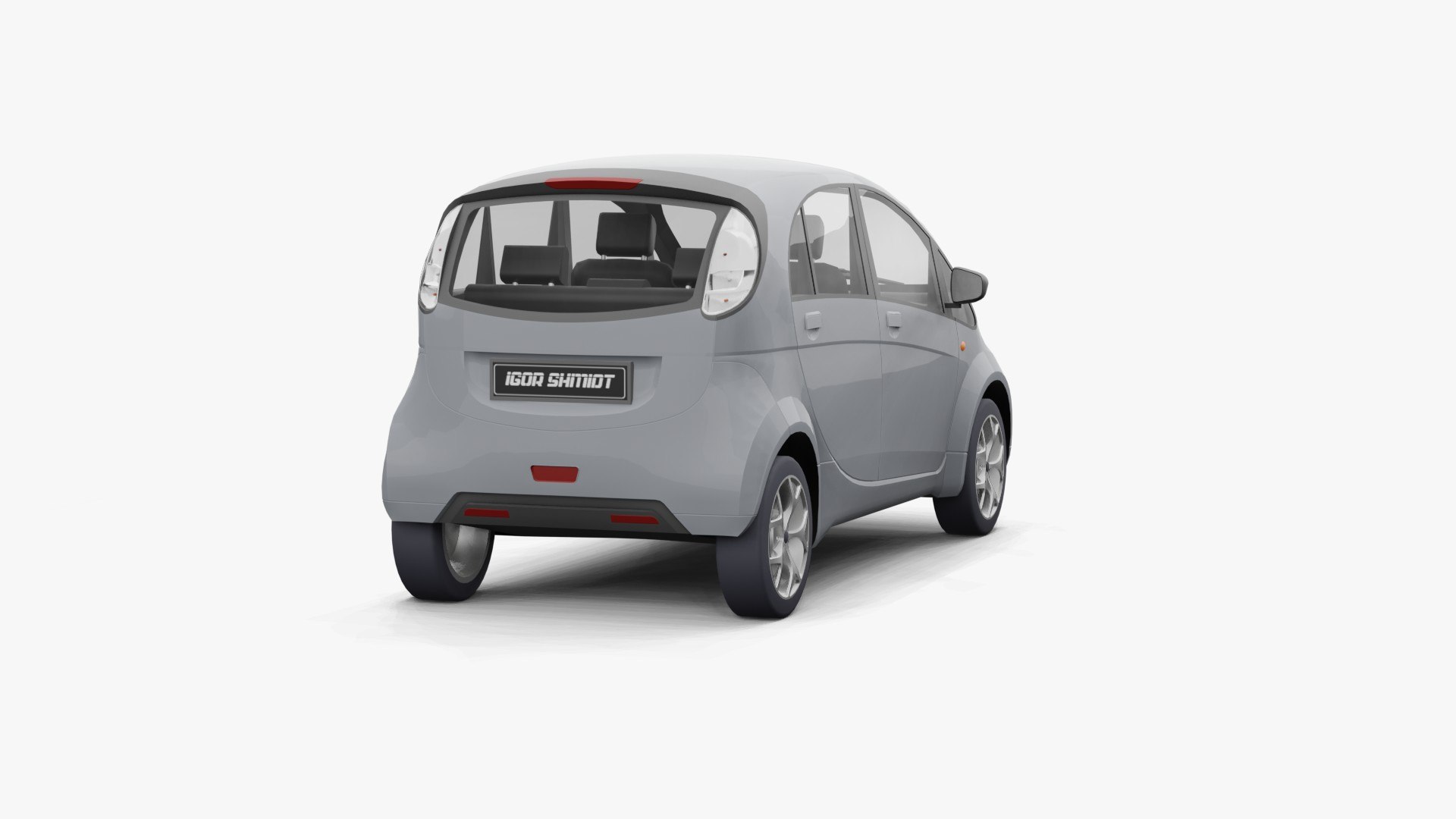 3D Citroen Czero 2011 Lowpoly - TurboSquid 1964713