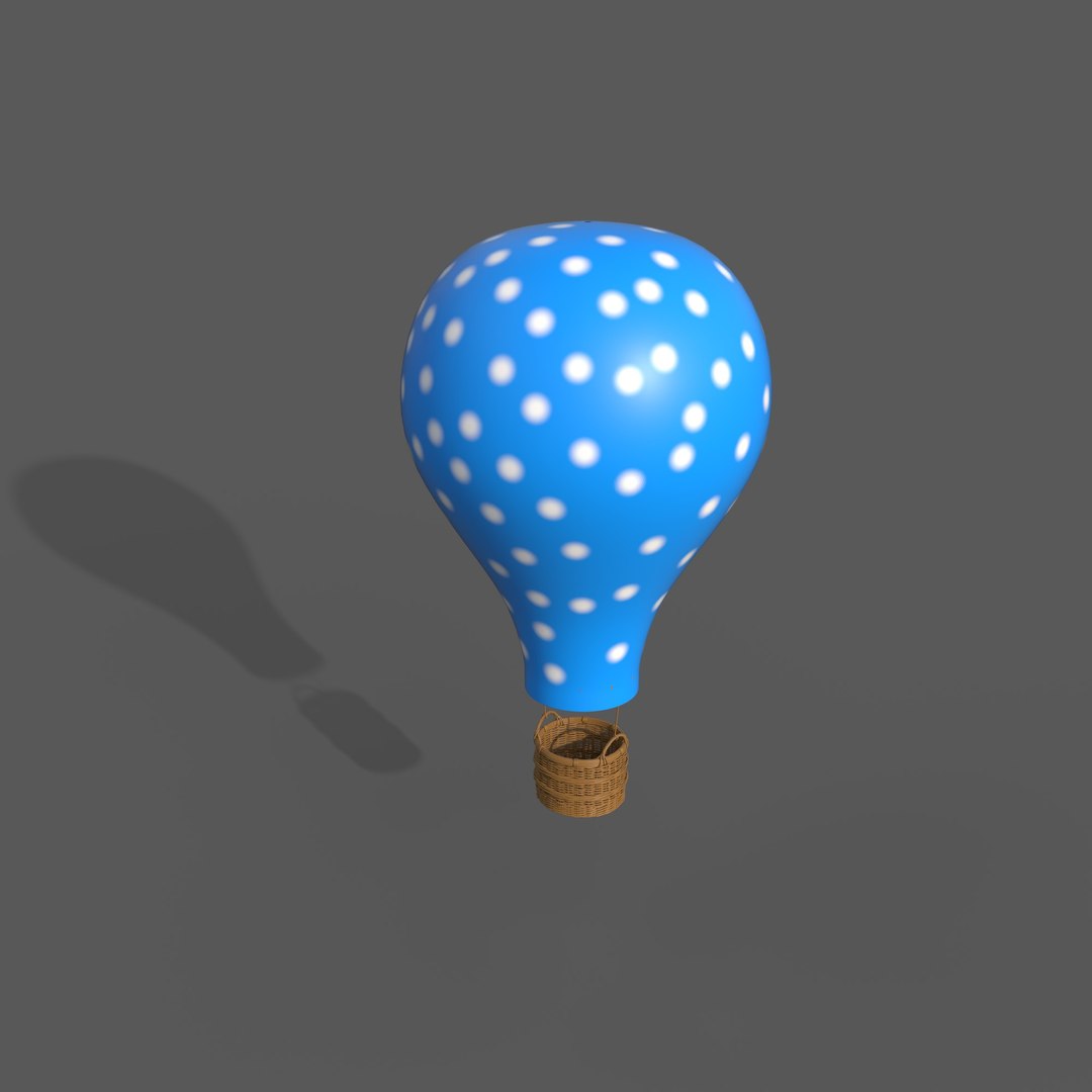 Decor Hot Air Baloon Model - TurboSquid 2091661