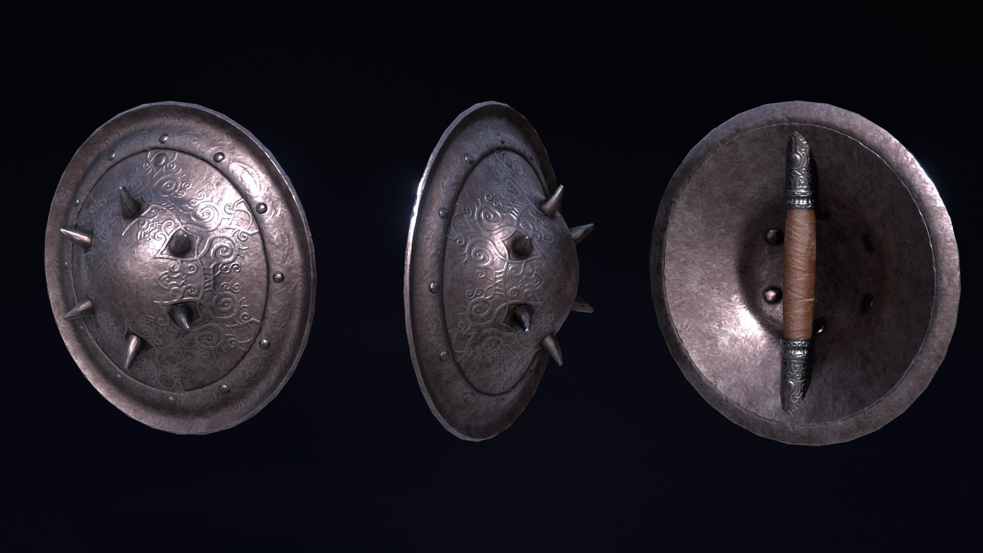 Iron Weapons Fantasy Set 3D Model - TurboSquid 1940767