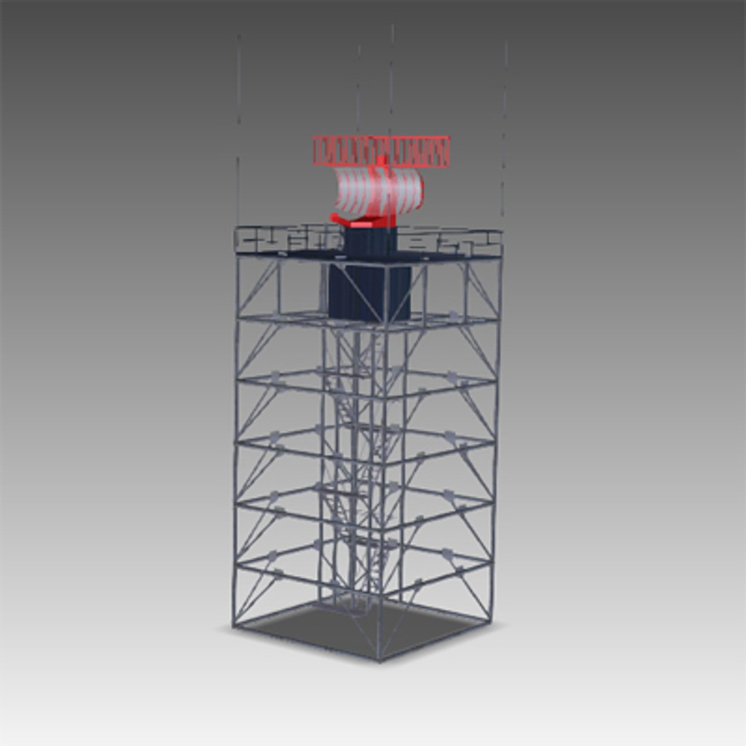 3d airport radar asr-11 model