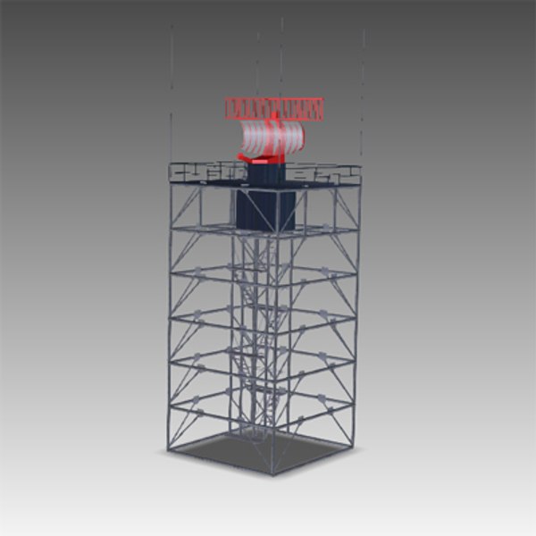 3d airport radar asr-11 model