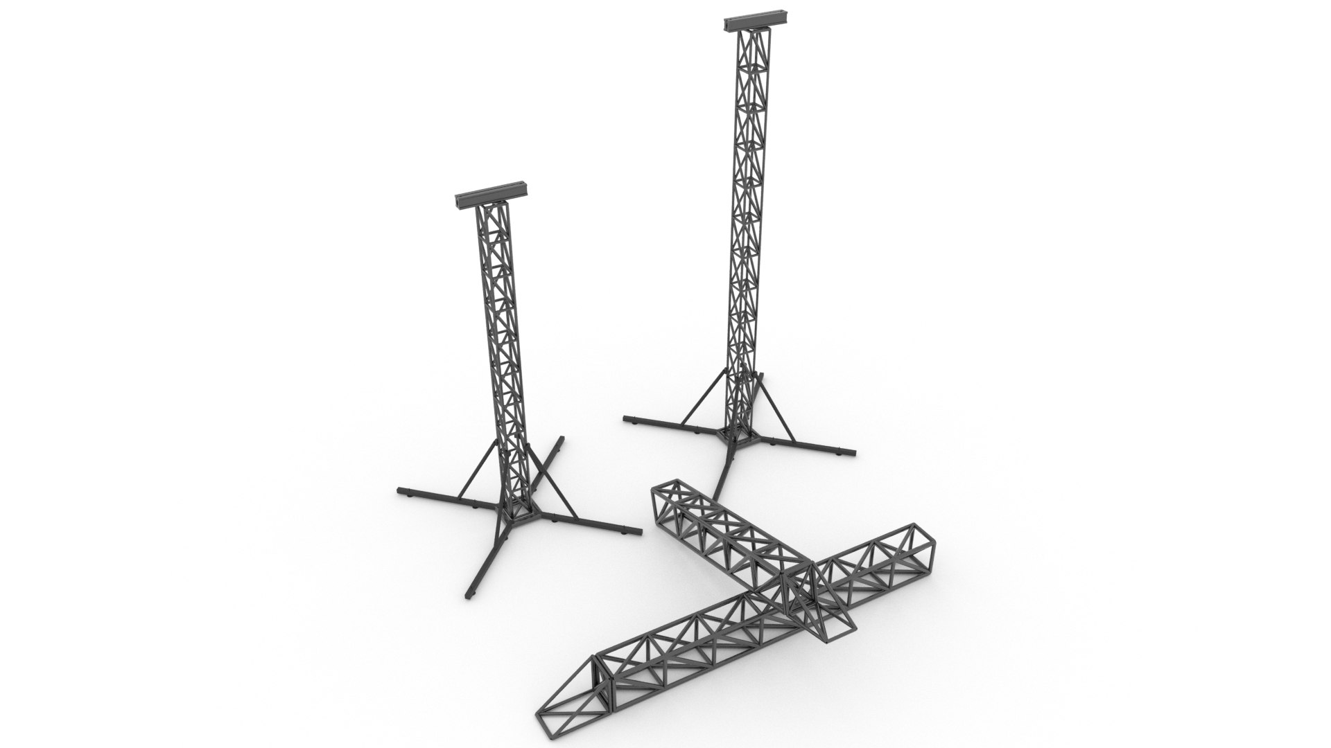 Stage Concert Truss 3D Model - TurboSquid 1884006