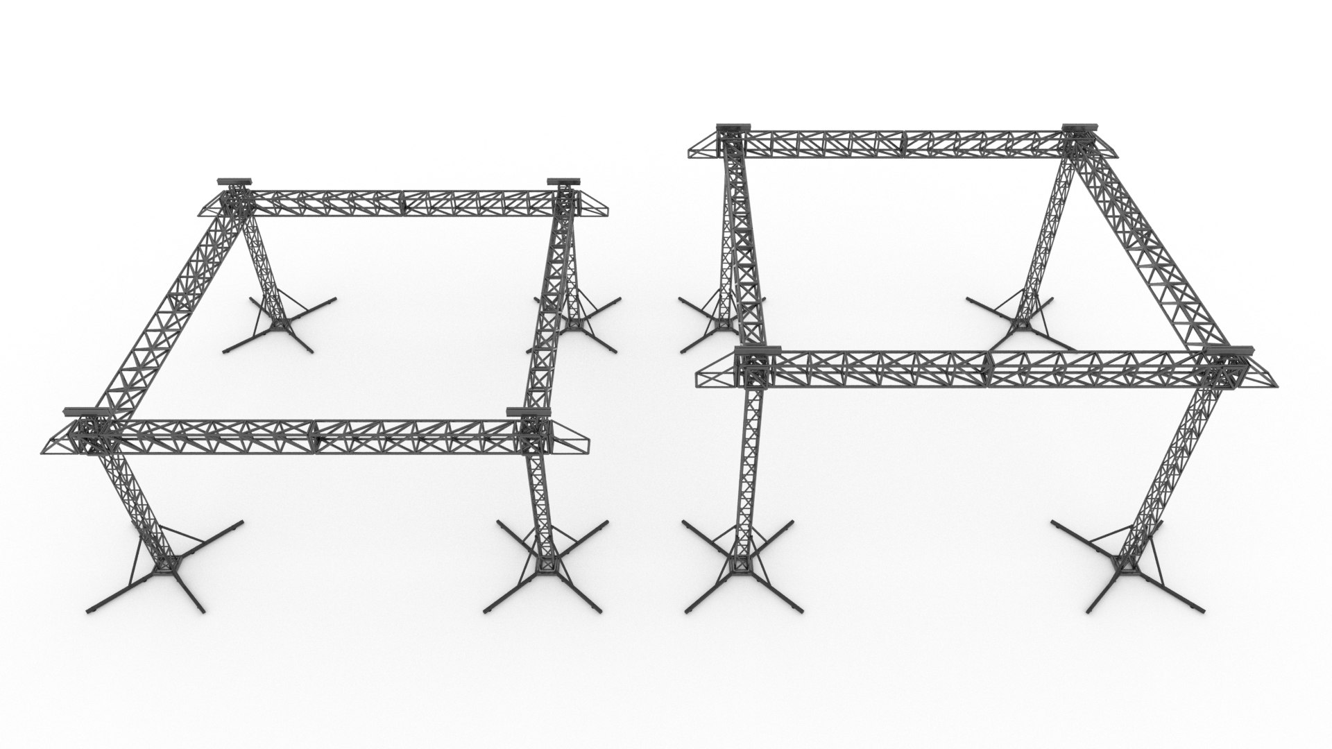 Stage Concert Truss 3D Model - TurboSquid 1884006