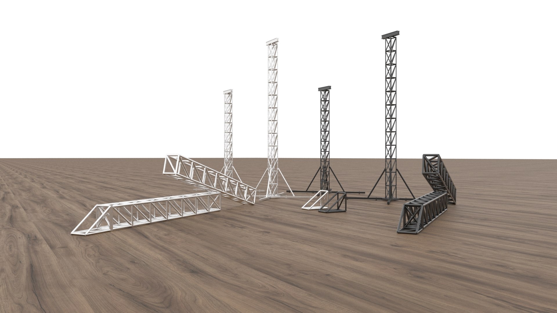 Stage Concert Truss 3D model - TurboSquid 1884006