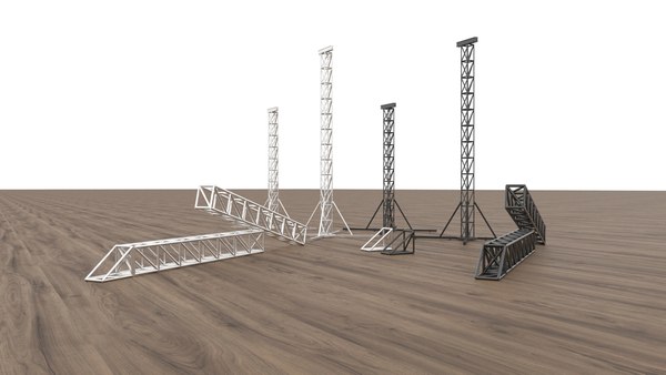Stage Concert Truss 3D model - TurboSquid 1884006