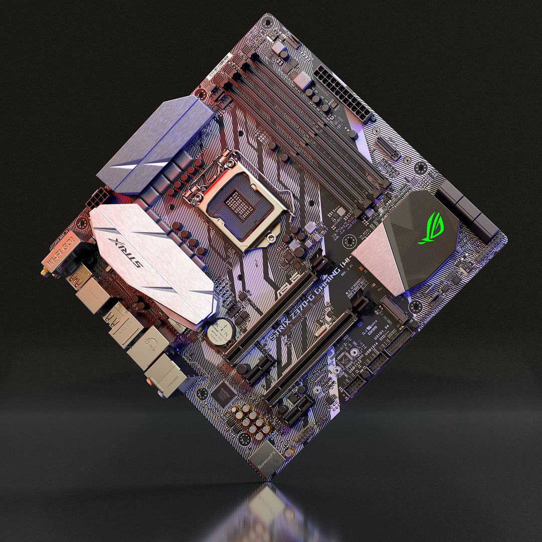 Computer components 3D model - TurboSquid 1442824