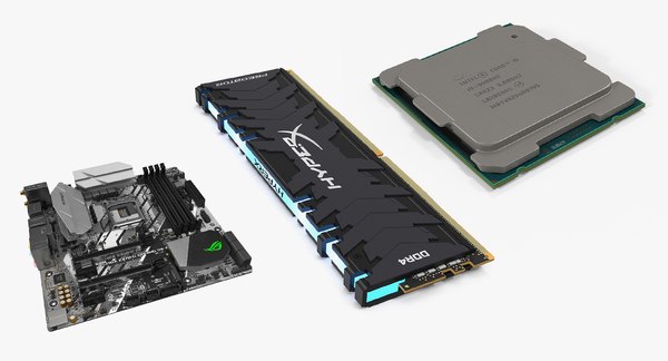 Computer components 3D model - TurboSquid 1442824