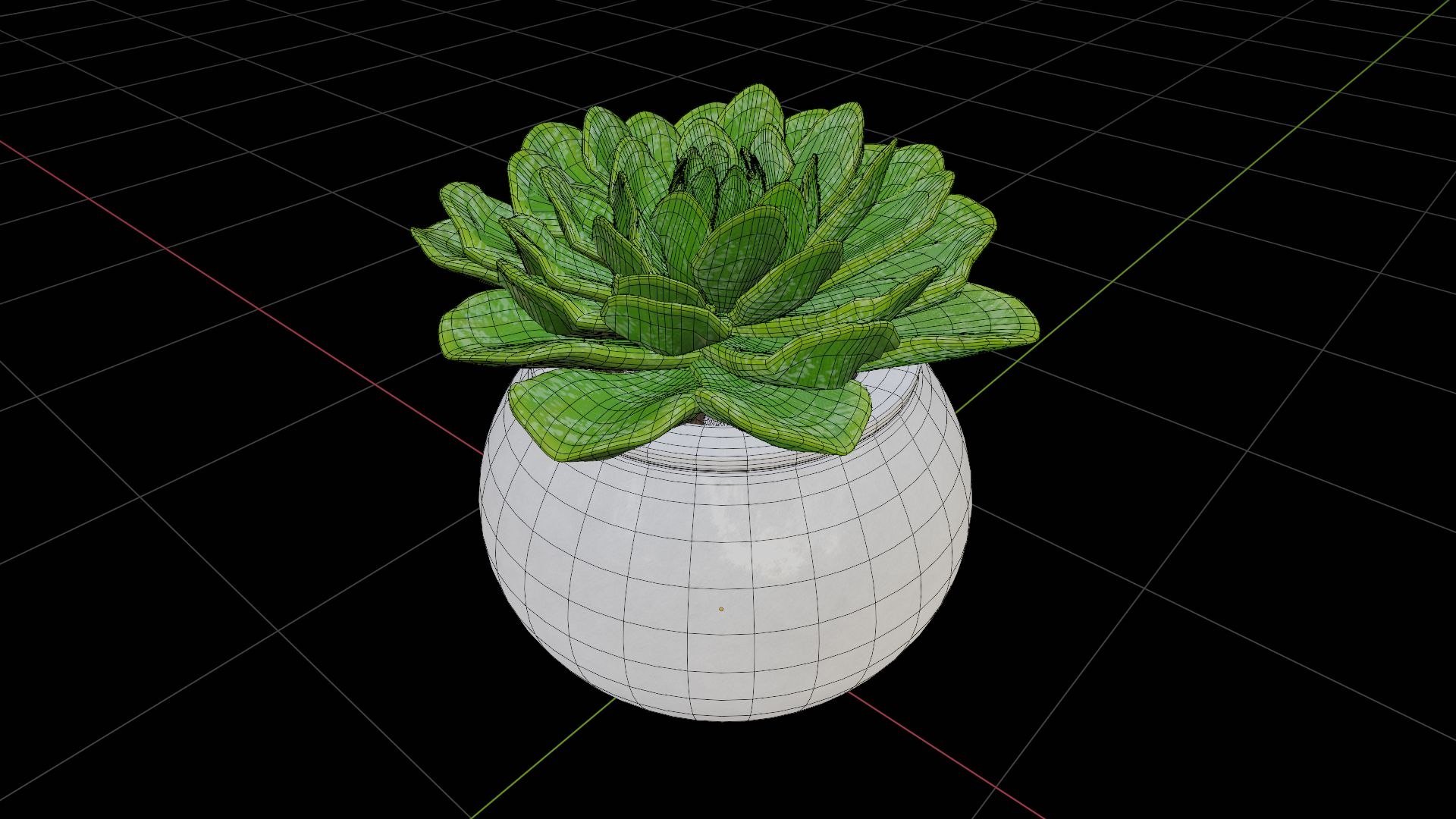 3D Succulent Plant - TurboSquid 1828041