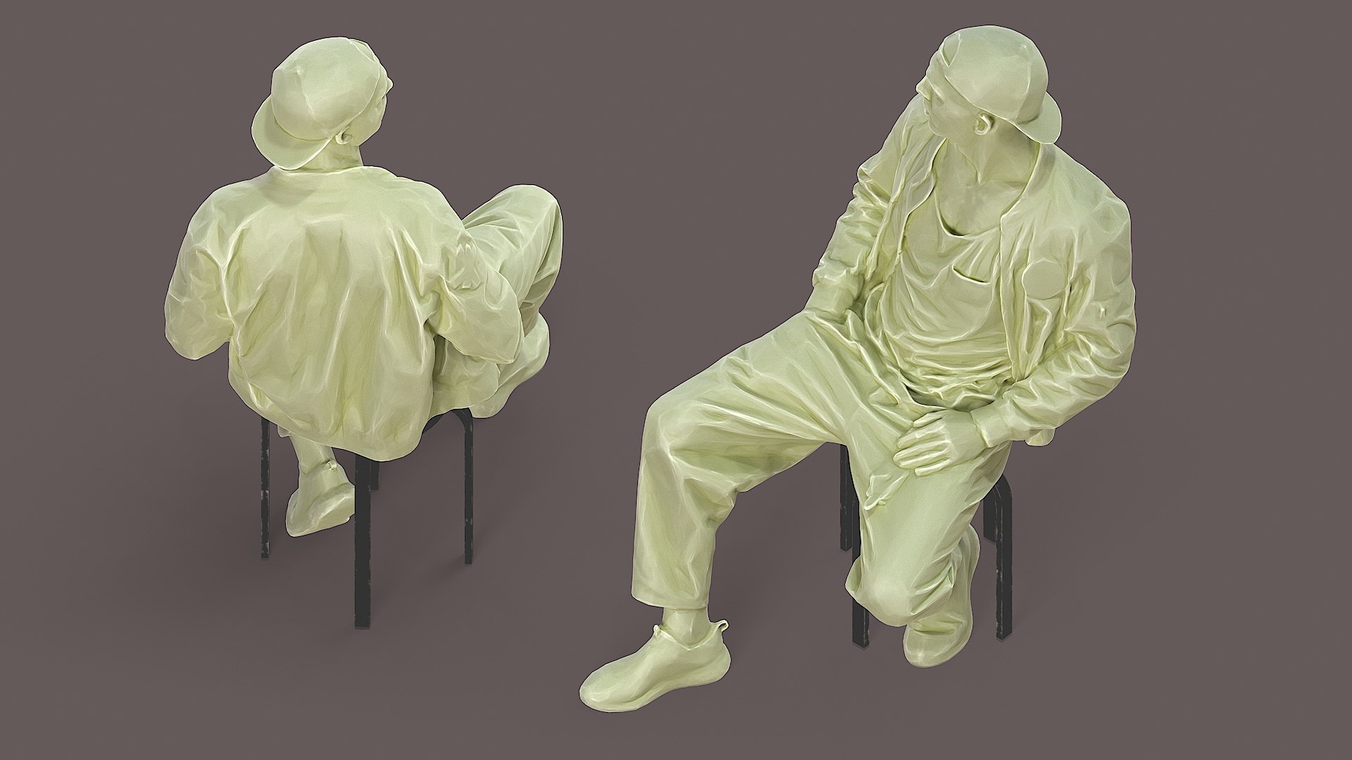 3D Urban Chill Boy In Casual Pose With Stylish Outfit - TurboSquid 2097950