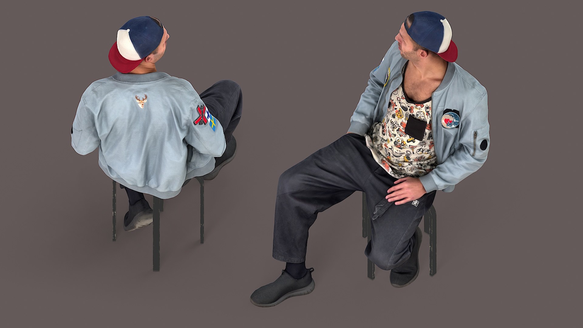 3D Urban Chill Boy In Casual Pose With Stylish Outfit - TurboSquid 2097950