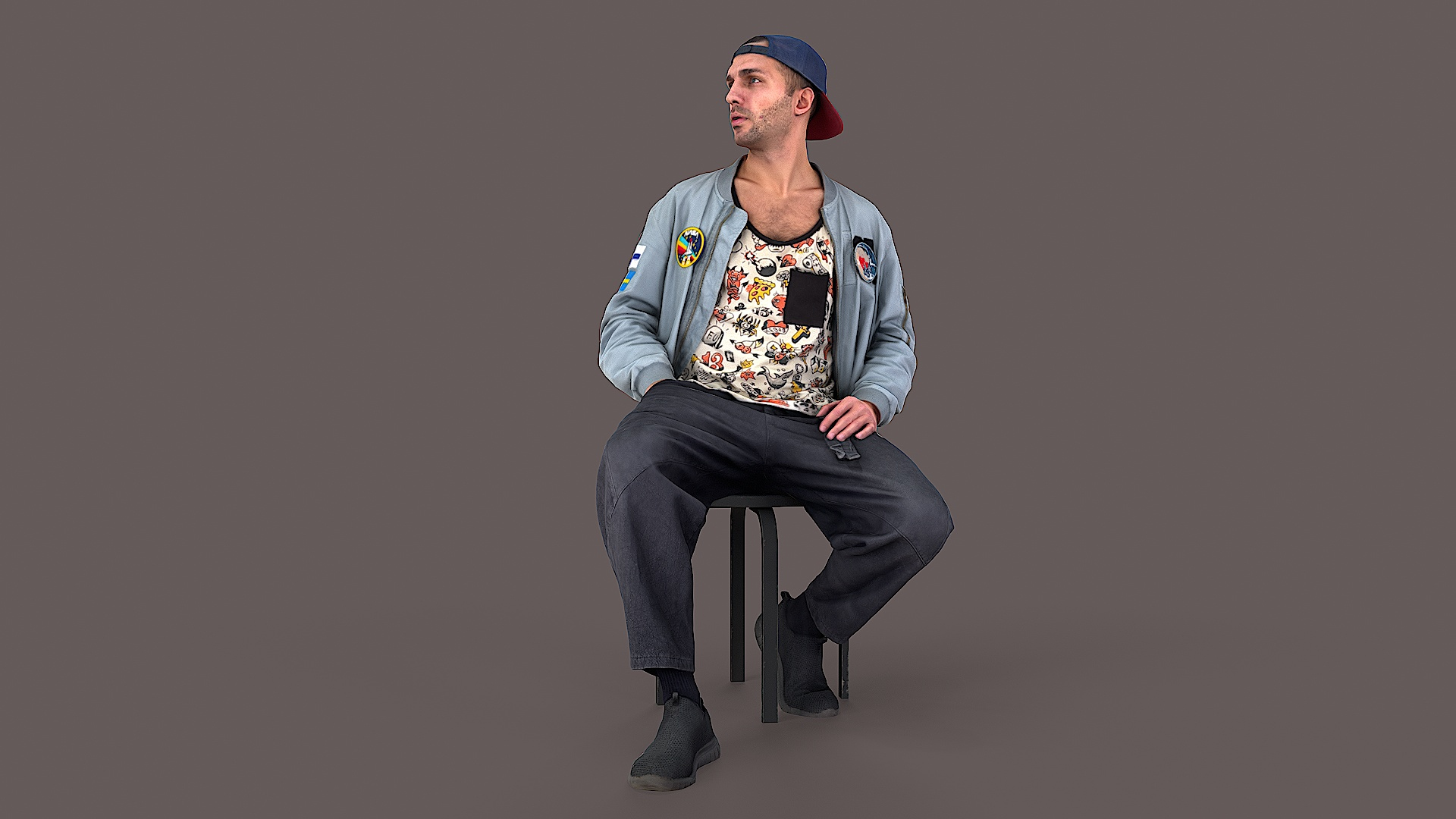 3D Urban Chill Boy In Casual Pose With Stylish Outfit - TurboSquid 2097950