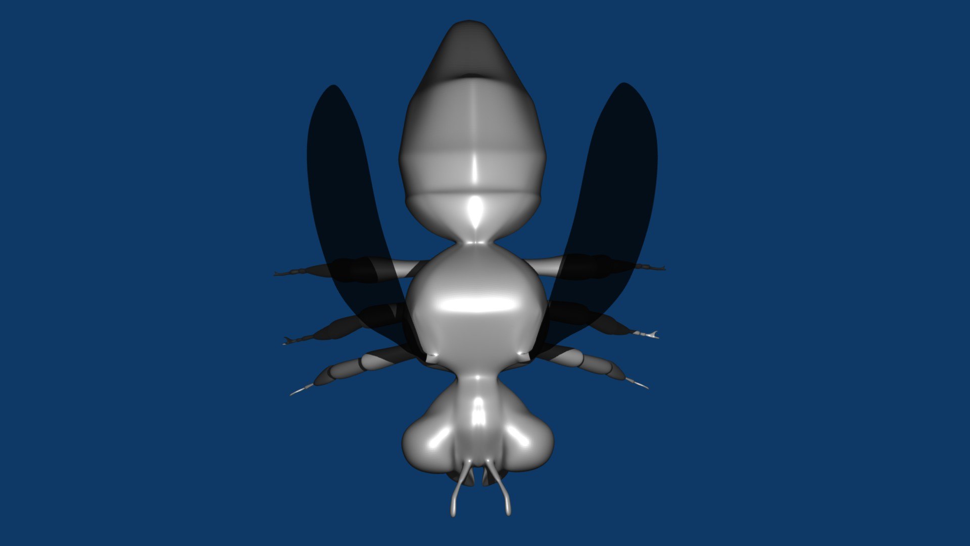 3d rigged insect