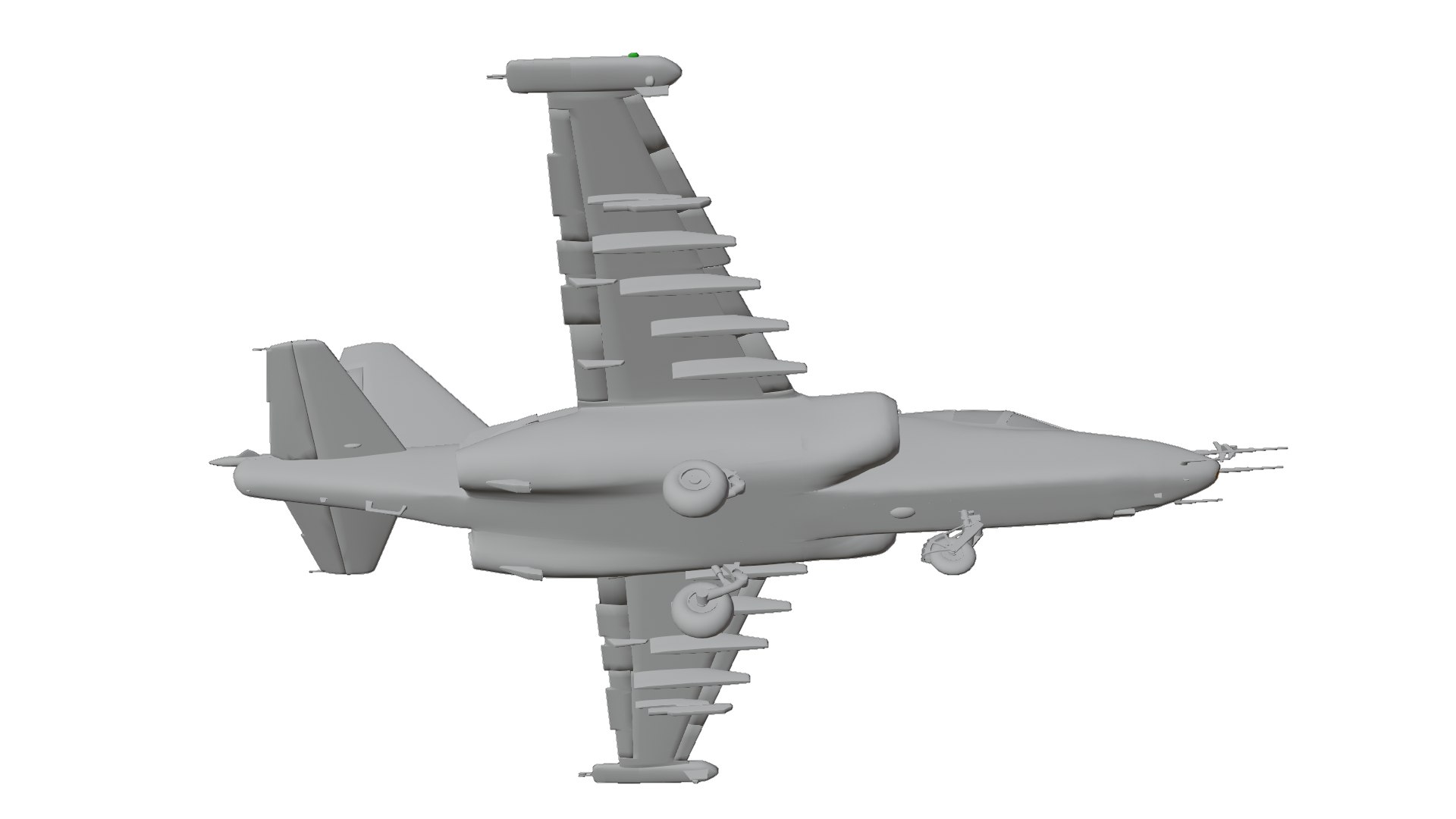 3D Model Sukhoi SU-25 Frogfoot Jet Fighter Aircraft - TurboSquid 2328809