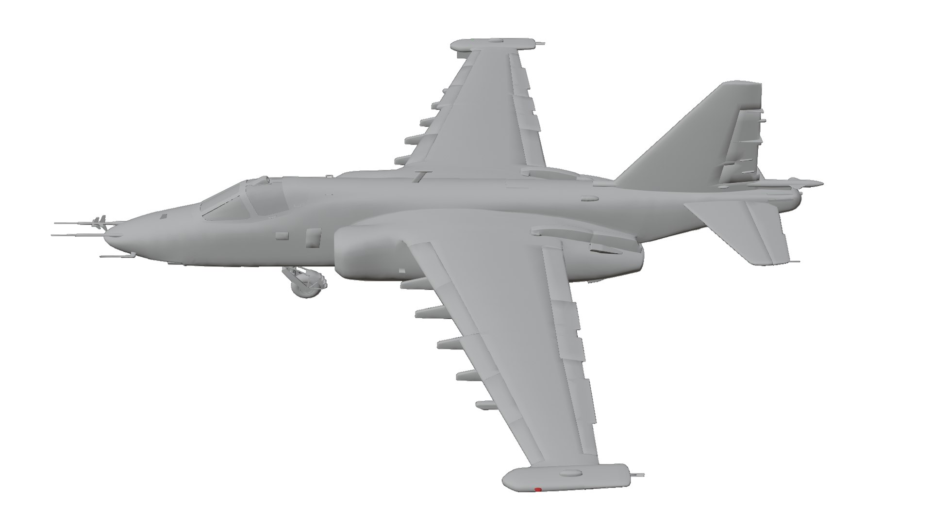 3D Model Sukhoi SU-25 Frogfoot Jet Fighter Aircraft - TurboSquid 2328809