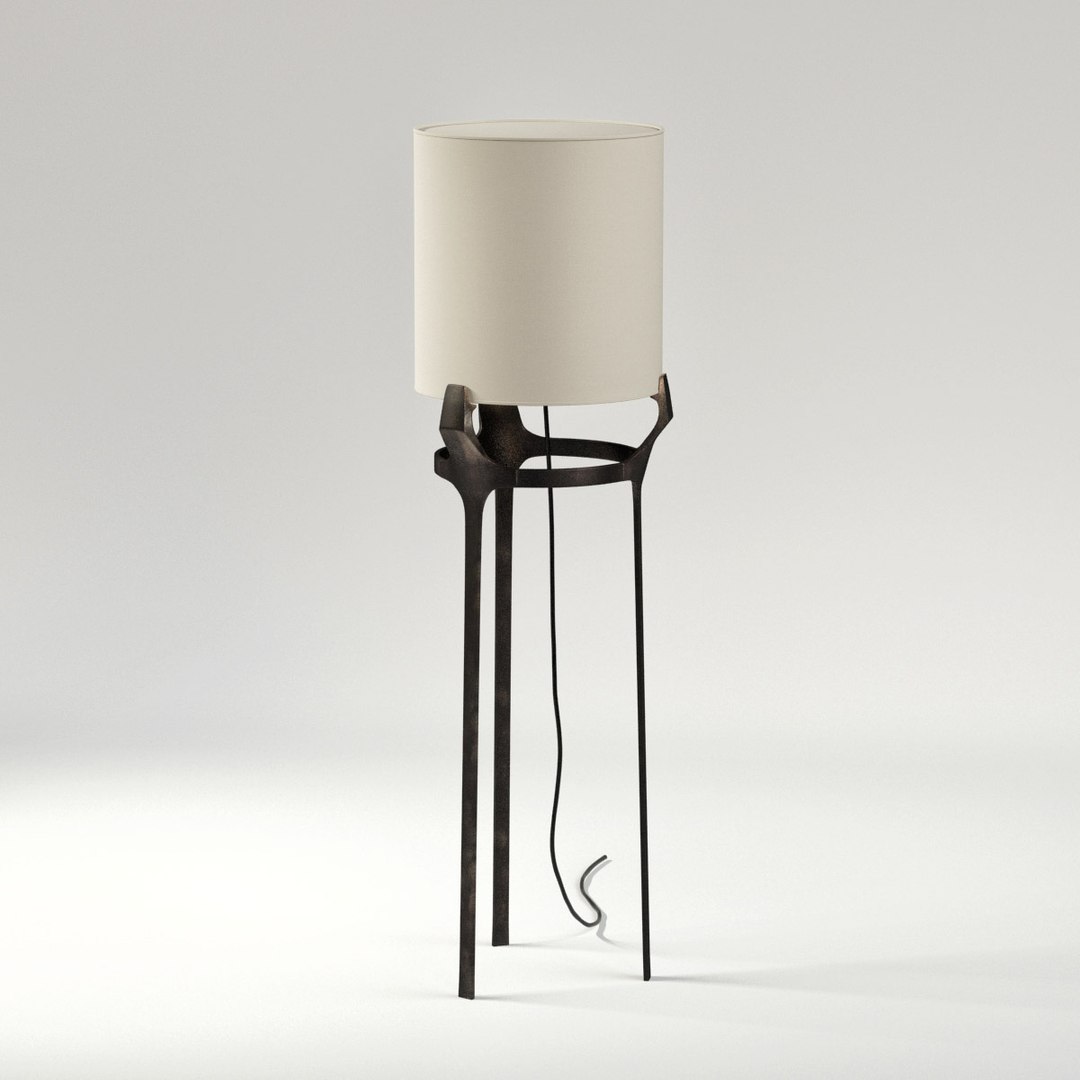3d Caste Flint Floor Lamp Model