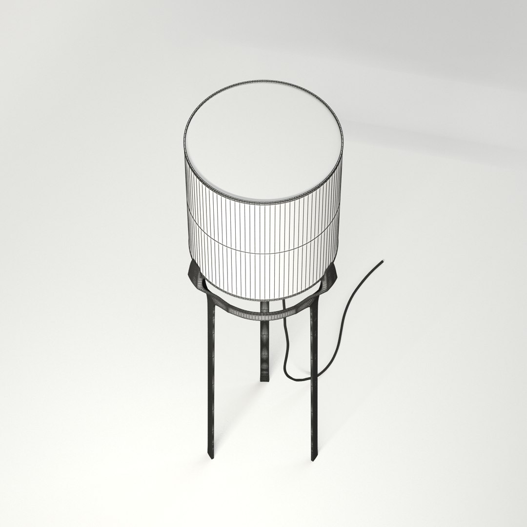 3d Caste Flint Floor Lamp Model