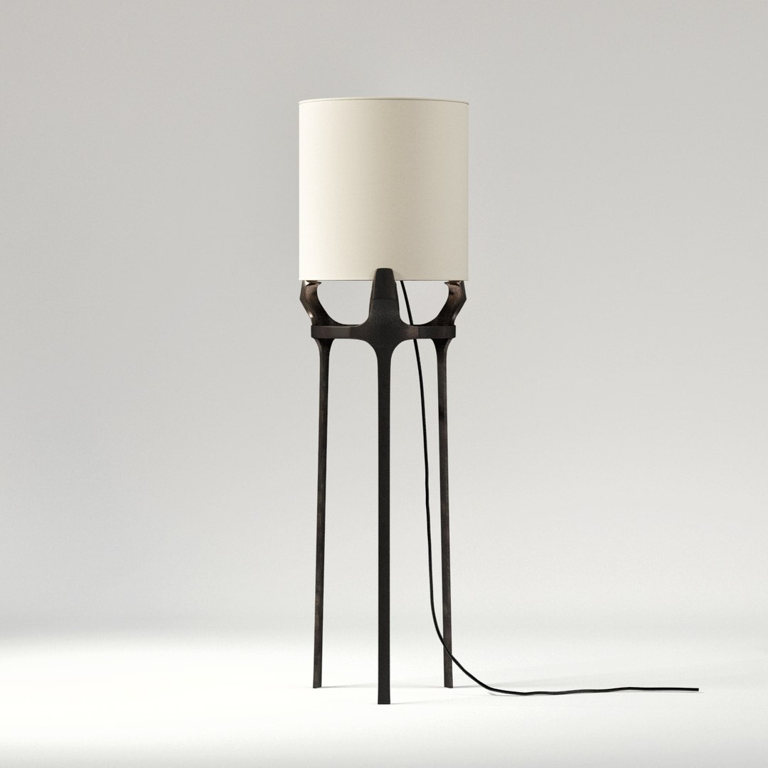 3d Caste Flint Floor Lamp Model