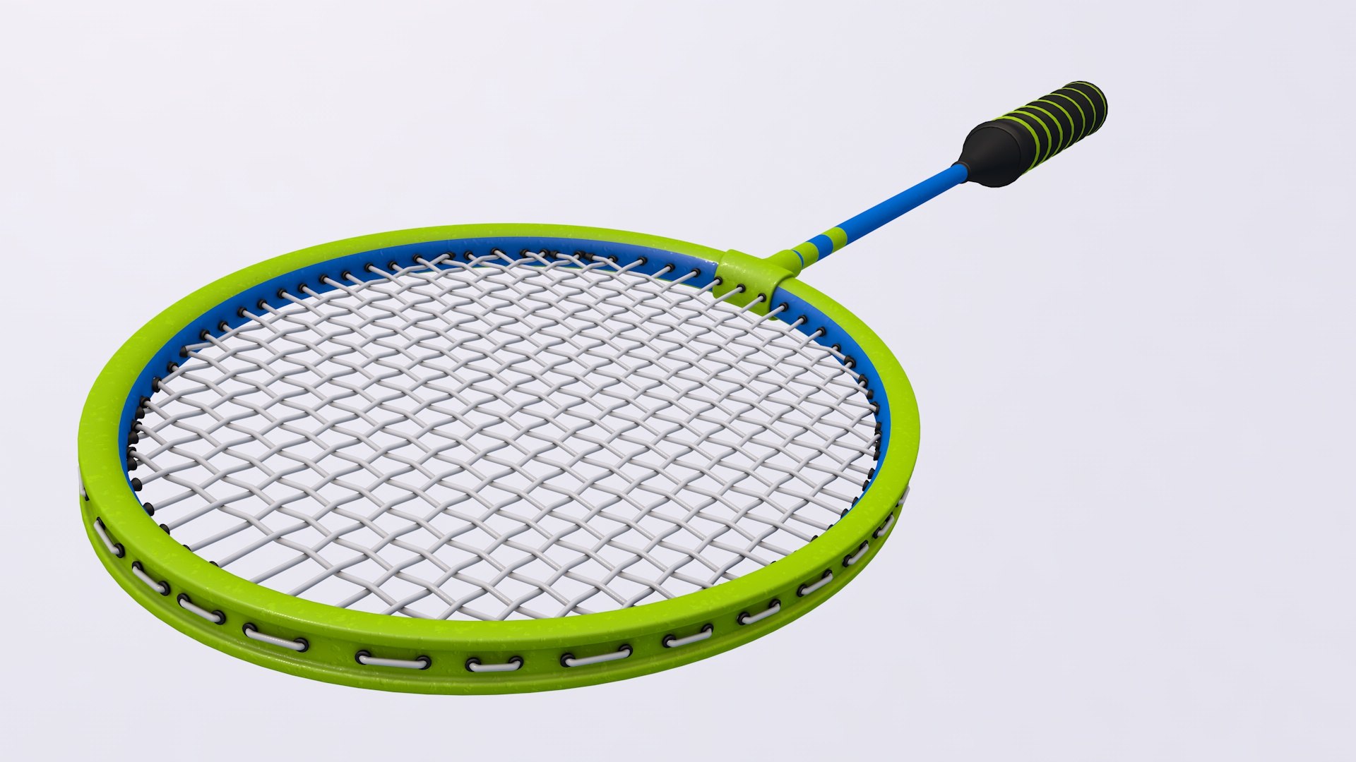 3D Badminton Racket Model - TurboSquid 1767265