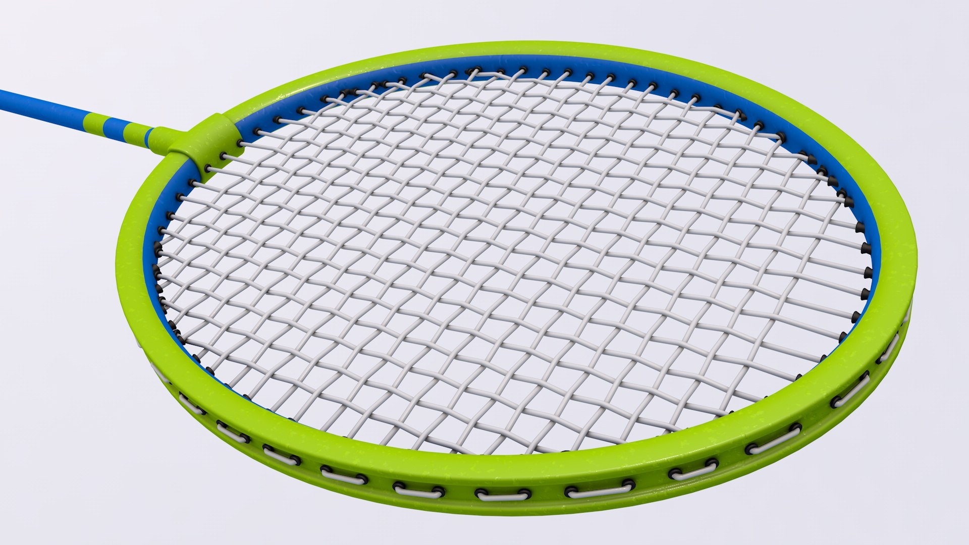 3D Badminton Racket Model - TurboSquid 1767265