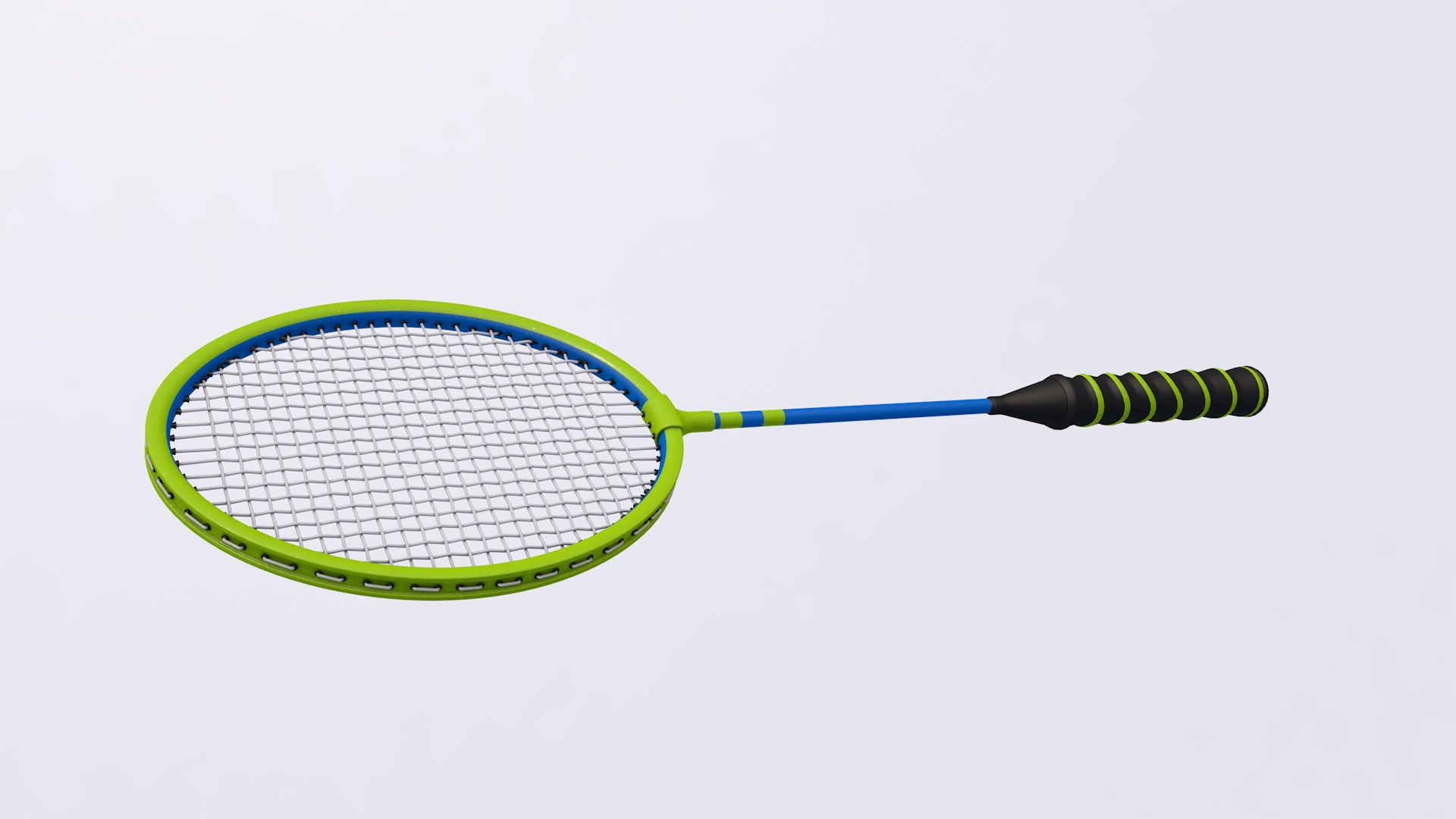 3D Badminton Racket Model - TurboSquid 1767265
