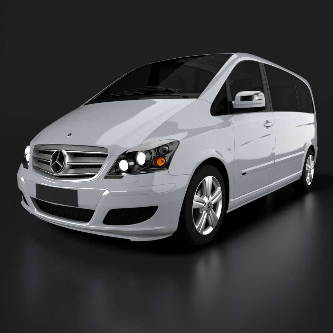 Mercedes-Benz Viano 3D Model - TurboSquid 2359739