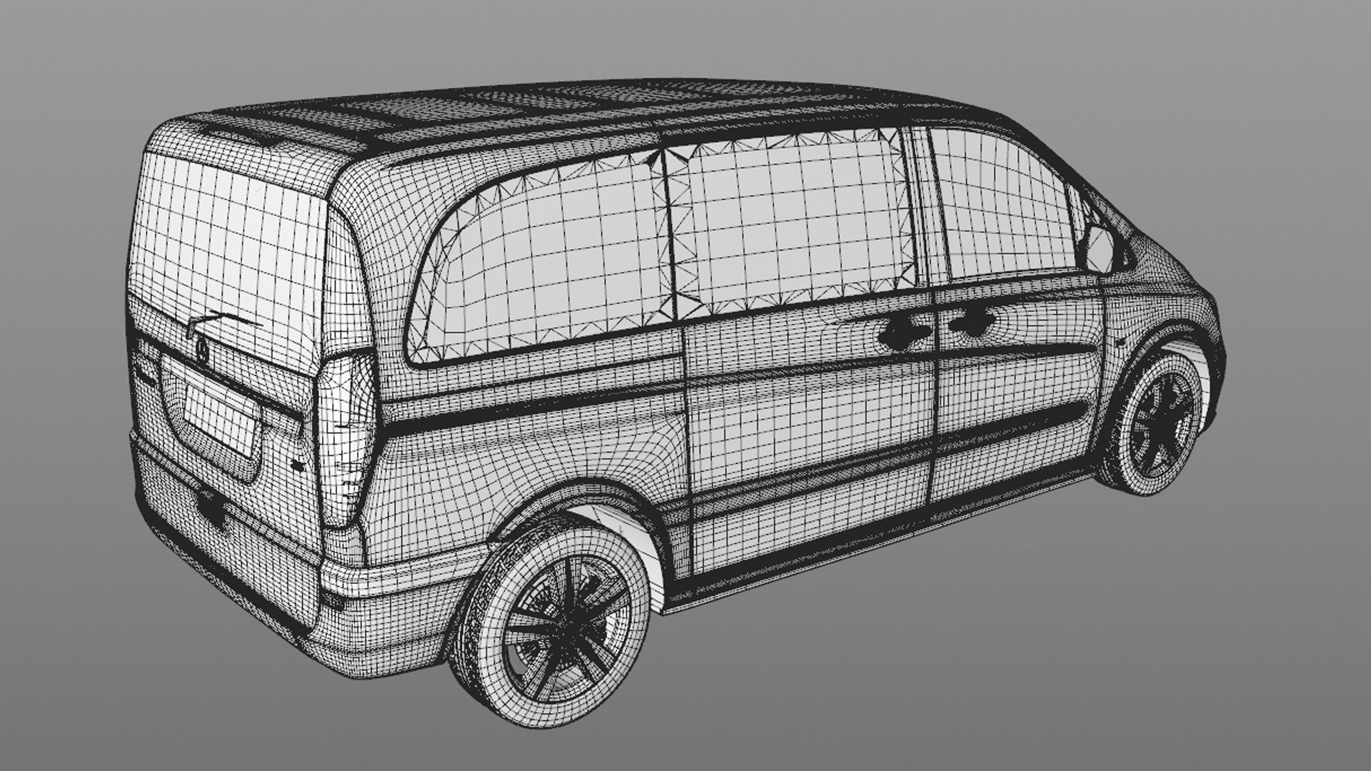 Mercedes-Benz Viano 3D Model - TurboSquid 2359739