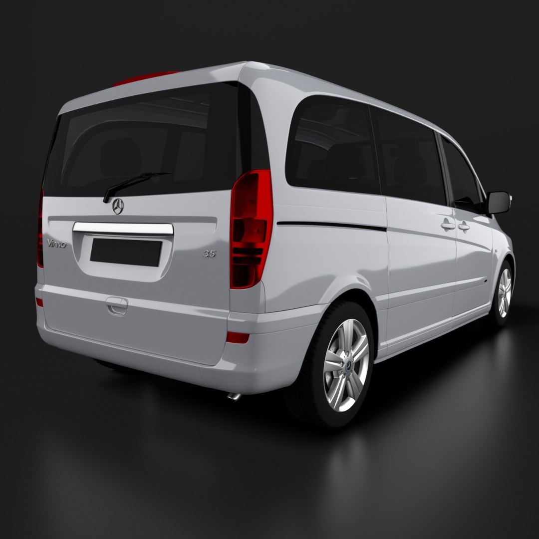 Mercedes-Benz Viano 3D Model - TurboSquid 2359739