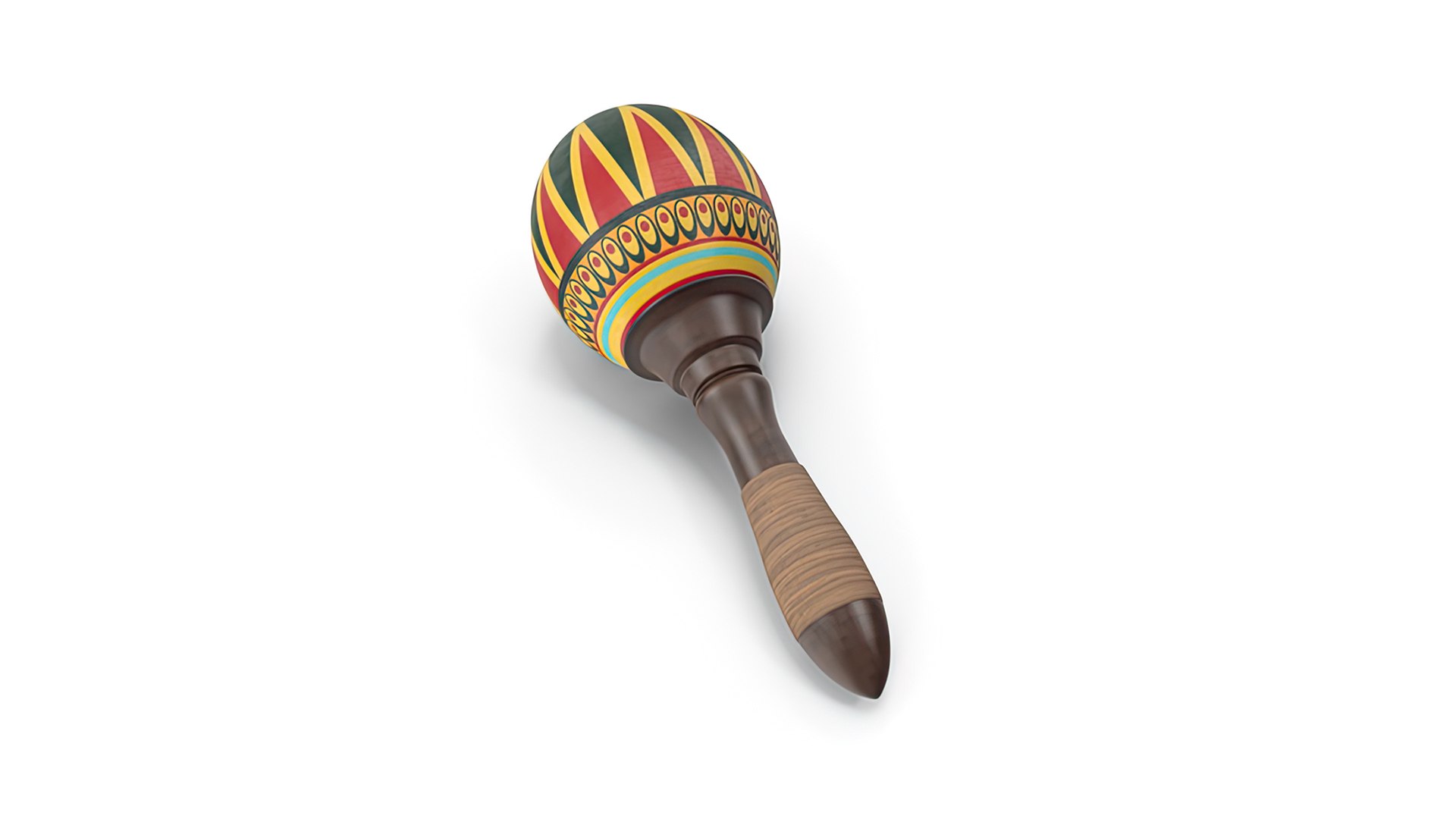 Wooden Maraca 3D Model - TurboSquid 2187594