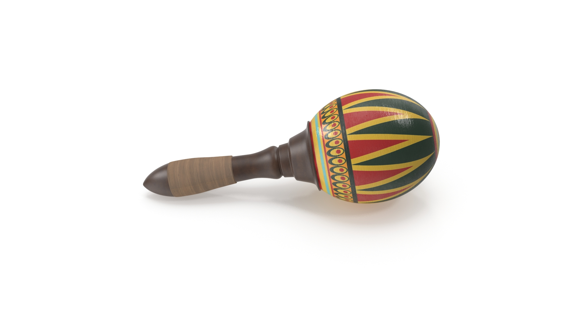 Wooden Maraca 3D Model - TurboSquid 2187594