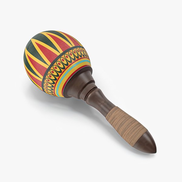 modelo 3d Maraca de madera - TurboSquid 2187594