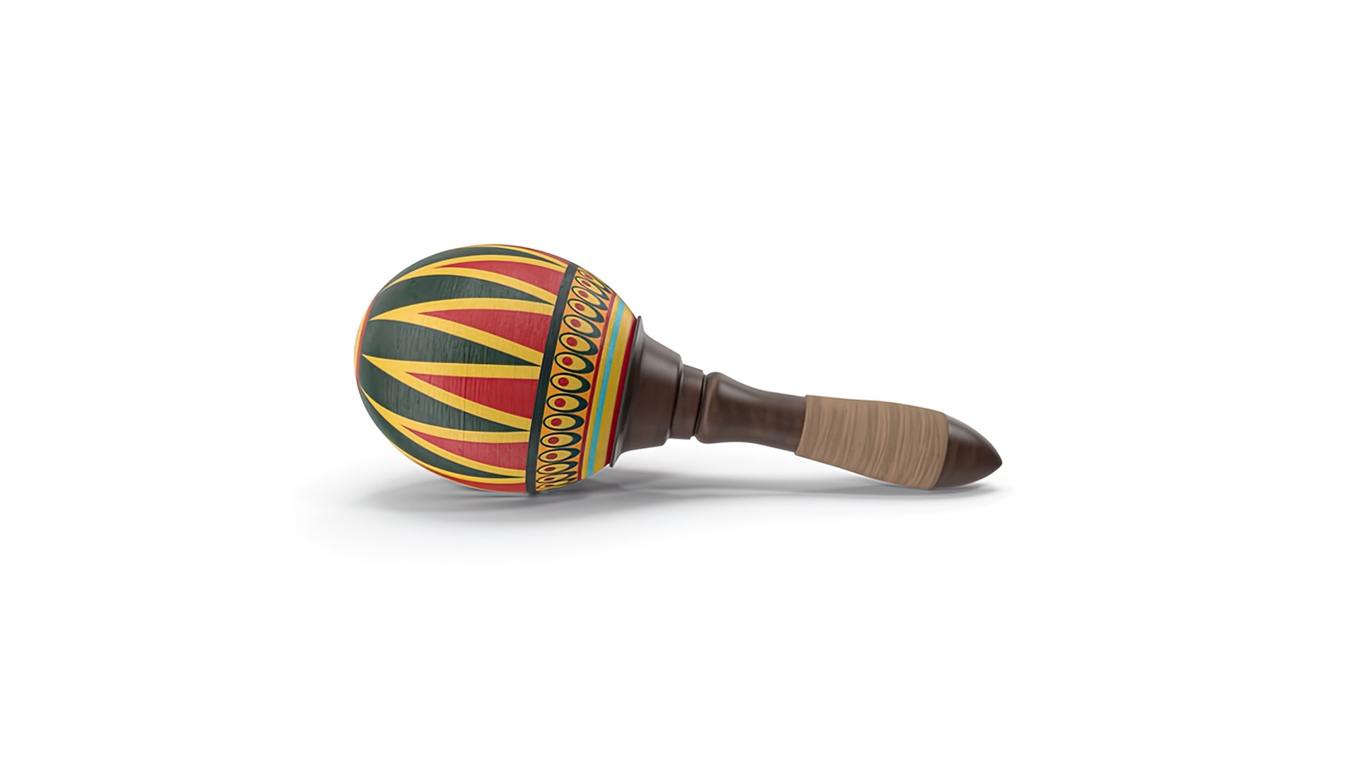 Wooden Maraca 3D Model - TurboSquid 2187594