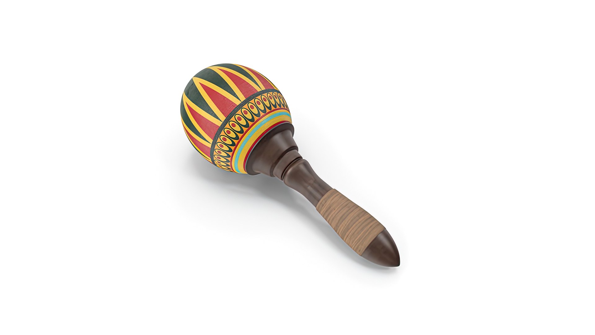 Wooden Maraca 3D Model - TurboSquid 2187594