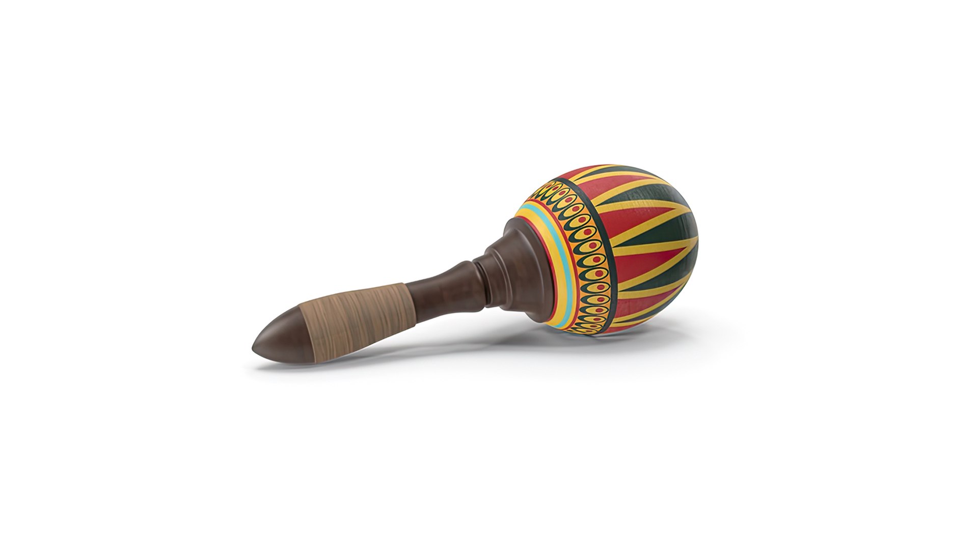 Wooden Maraca 3D Model - TurboSquid 2187594