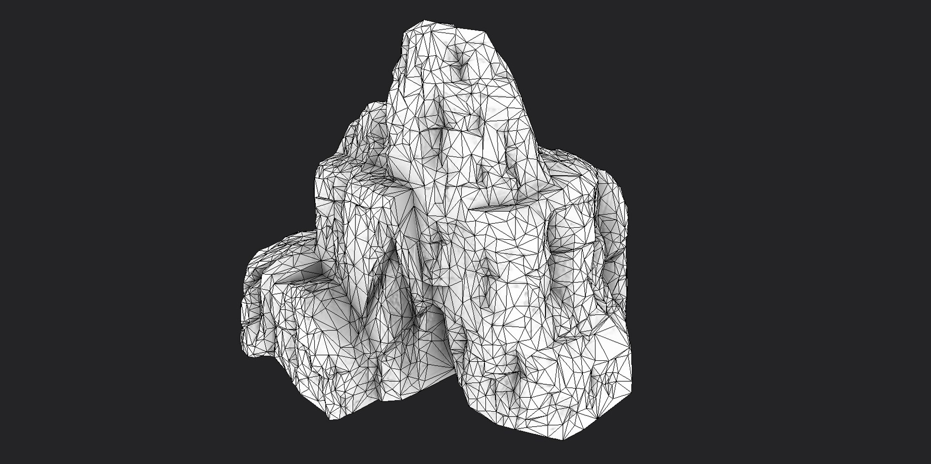 3D Snowy Cliff Rock 001 - TurboSquid 1617327