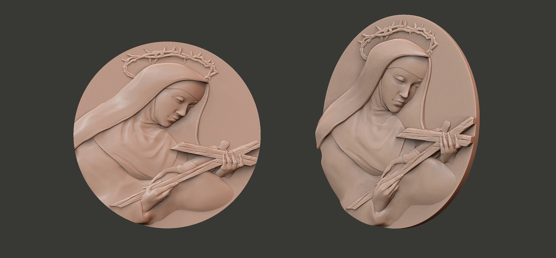 3D Saint Rita Of Cascia - TurboSquid 2139981