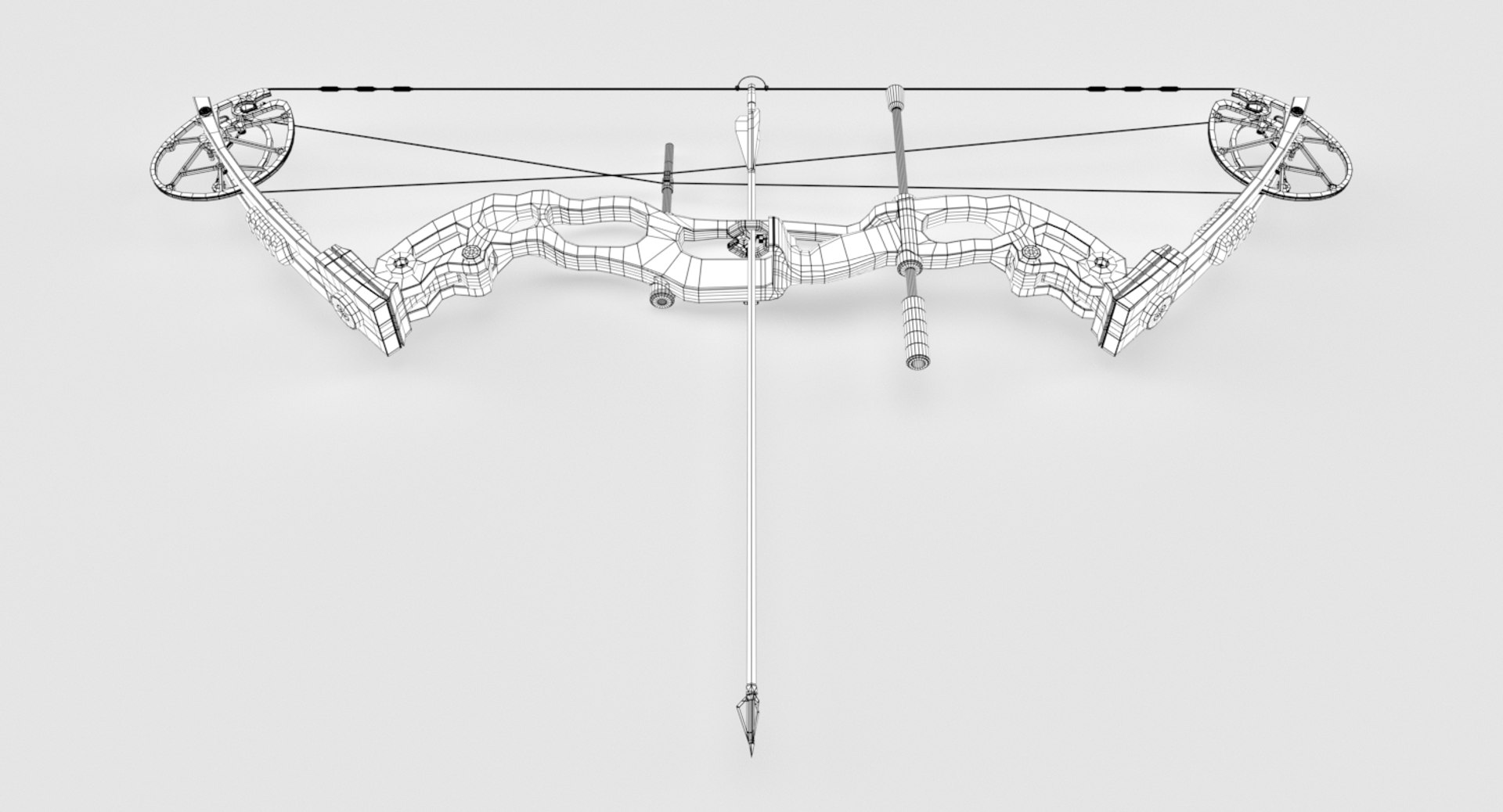 Compound Bow Model - TurboSquid 1255988