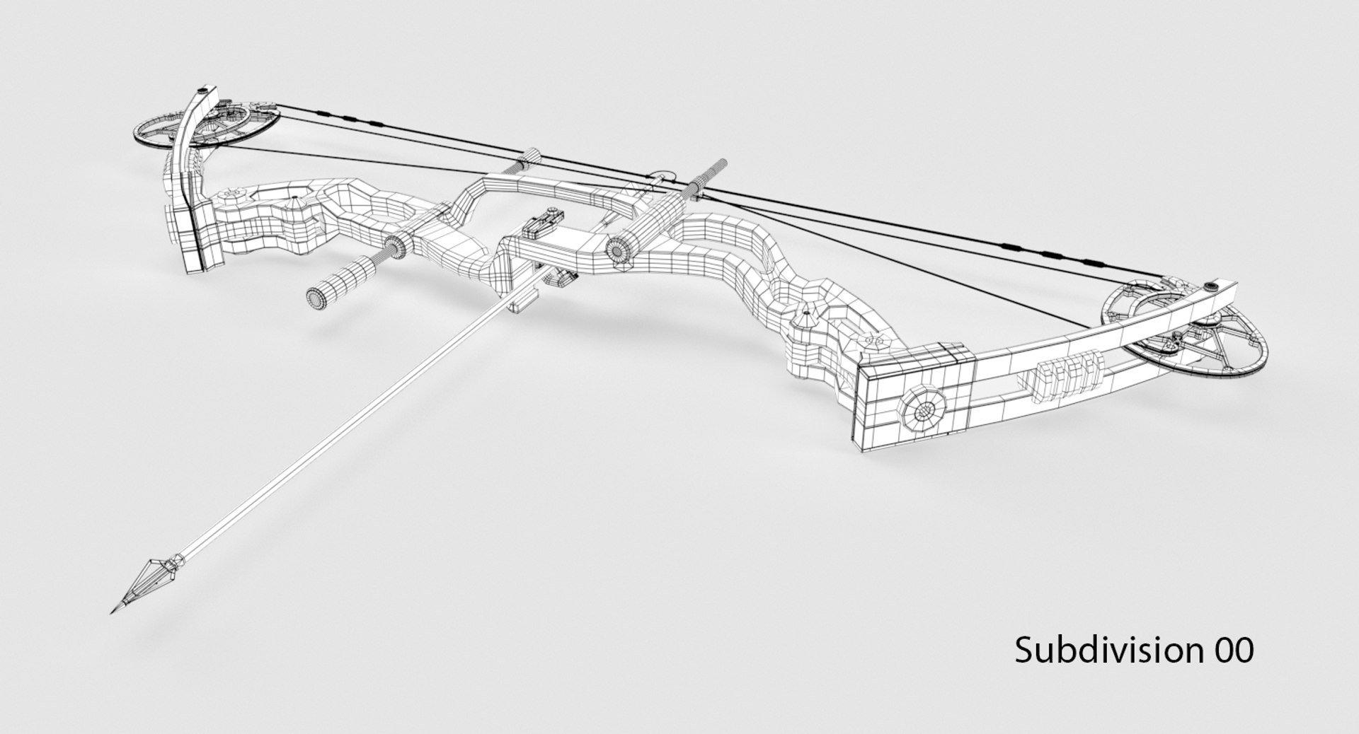 Compound Bow Model - TurboSquid 1255988