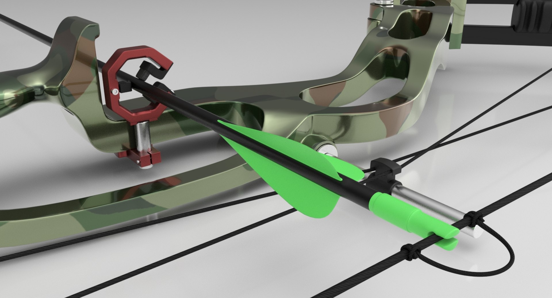 Compound Bow Model - TurboSquid 1255988