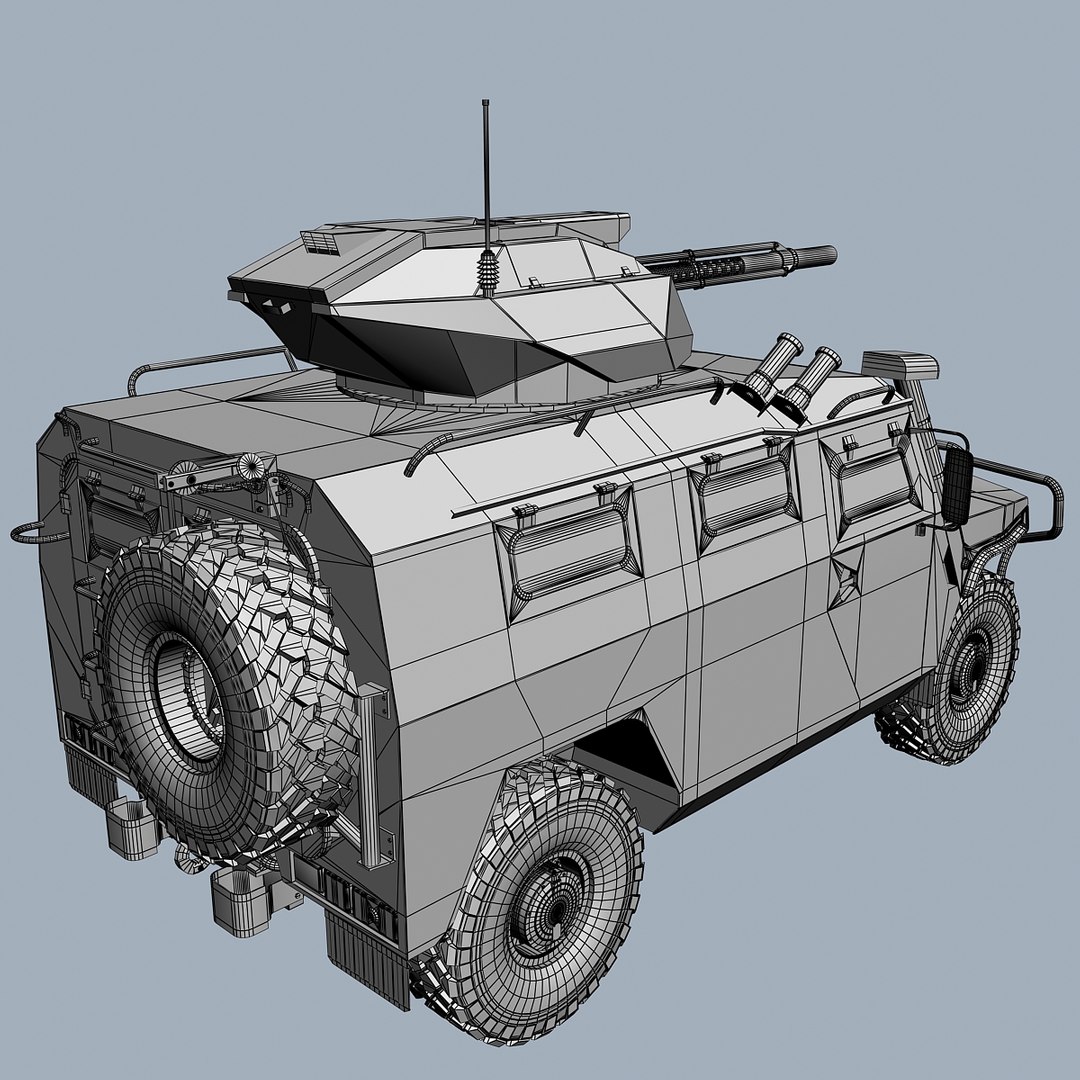 3D Vpk-233115 Tigr-m Brshm Vehicle Model - TurboSquid 1277957