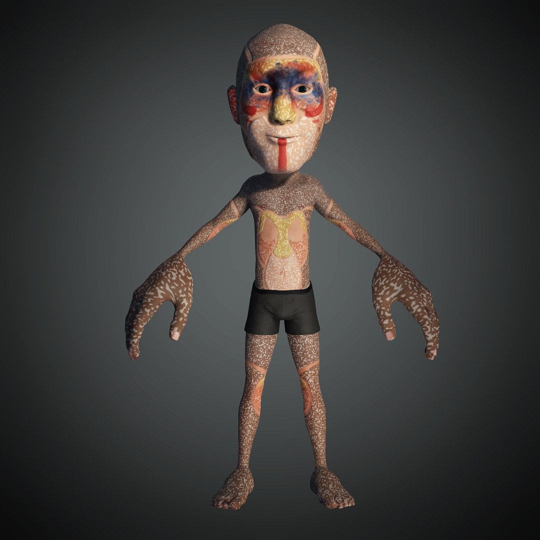 Sci-Fi Alien Male 3D Model - TurboSquid 2043975