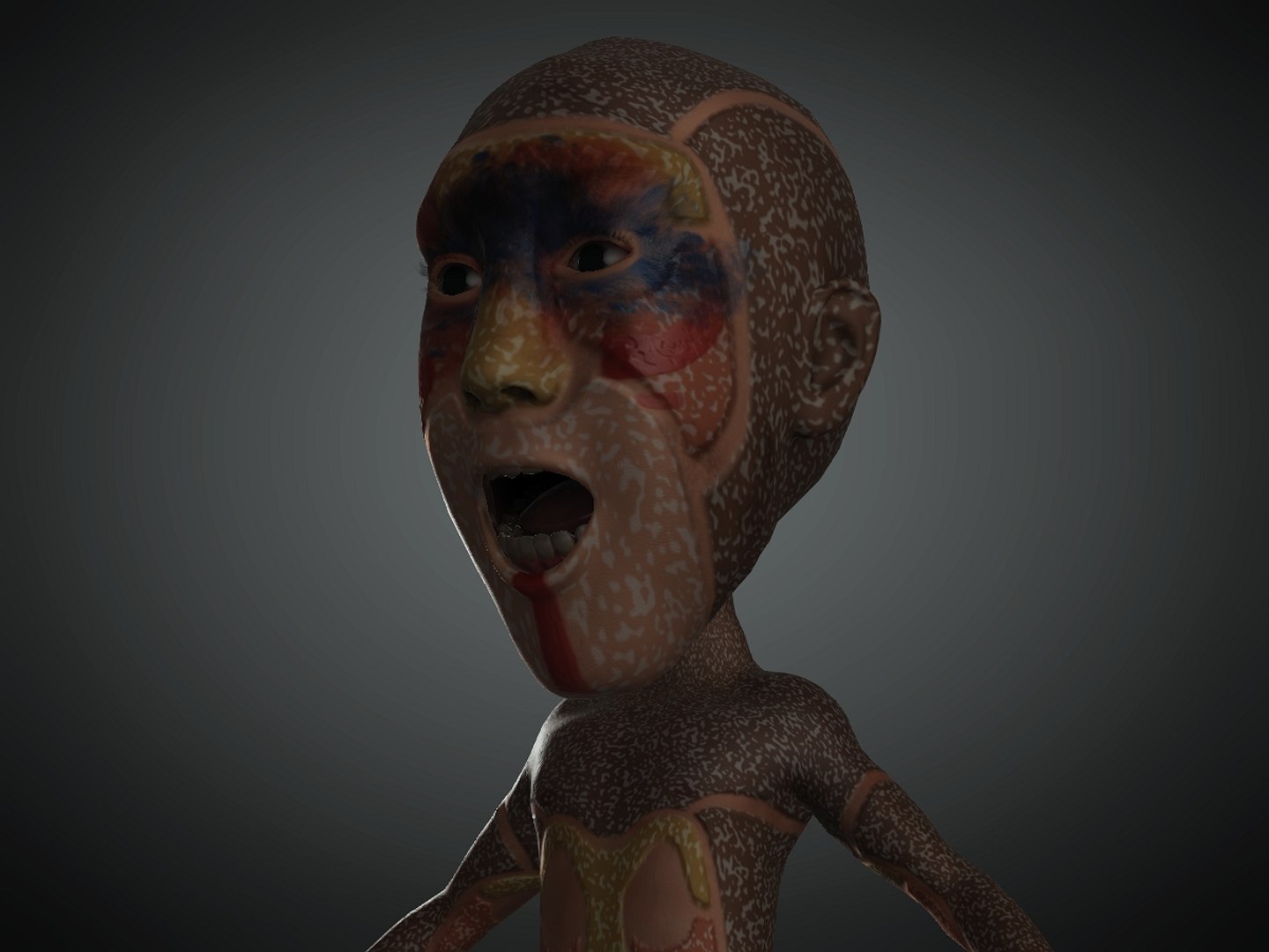 Sci-Fi Alien Male 3D Model - TurboSquid 2043975