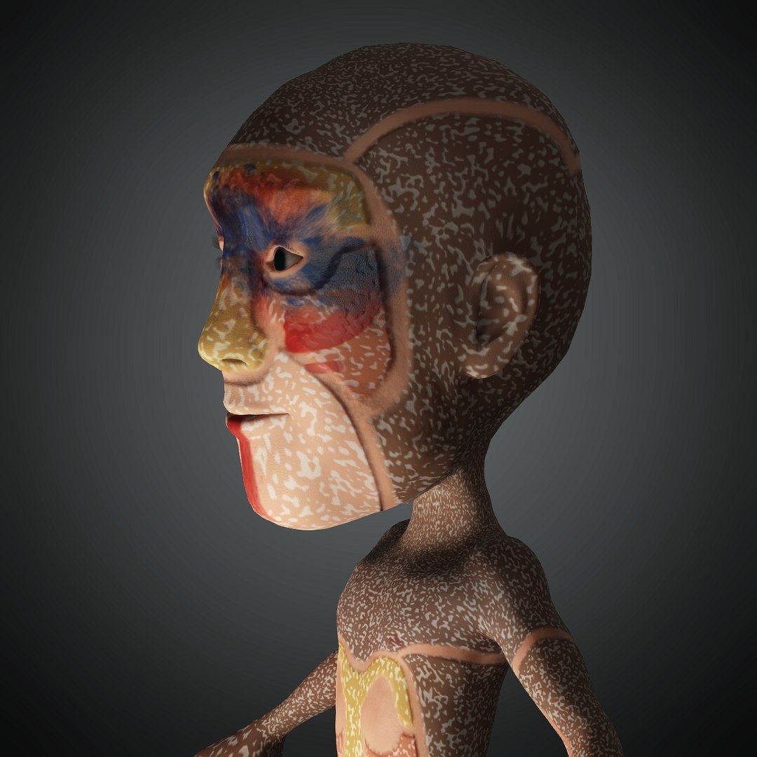 Sci-Fi Alien Male 3D Model - TurboSquid 2043975