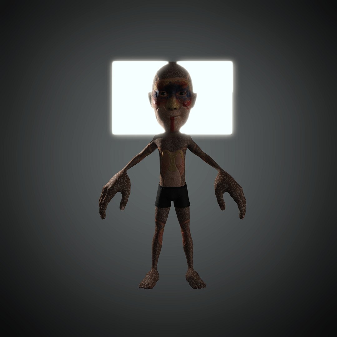 Sci-Fi Alien Male 3D Model - TurboSquid 2043975