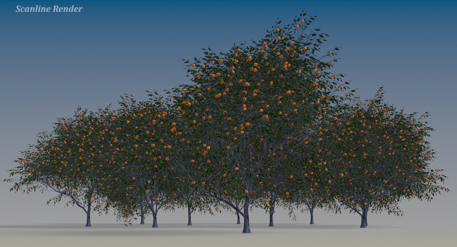 Realistic fruit tree woods model - TurboSquid 1363371