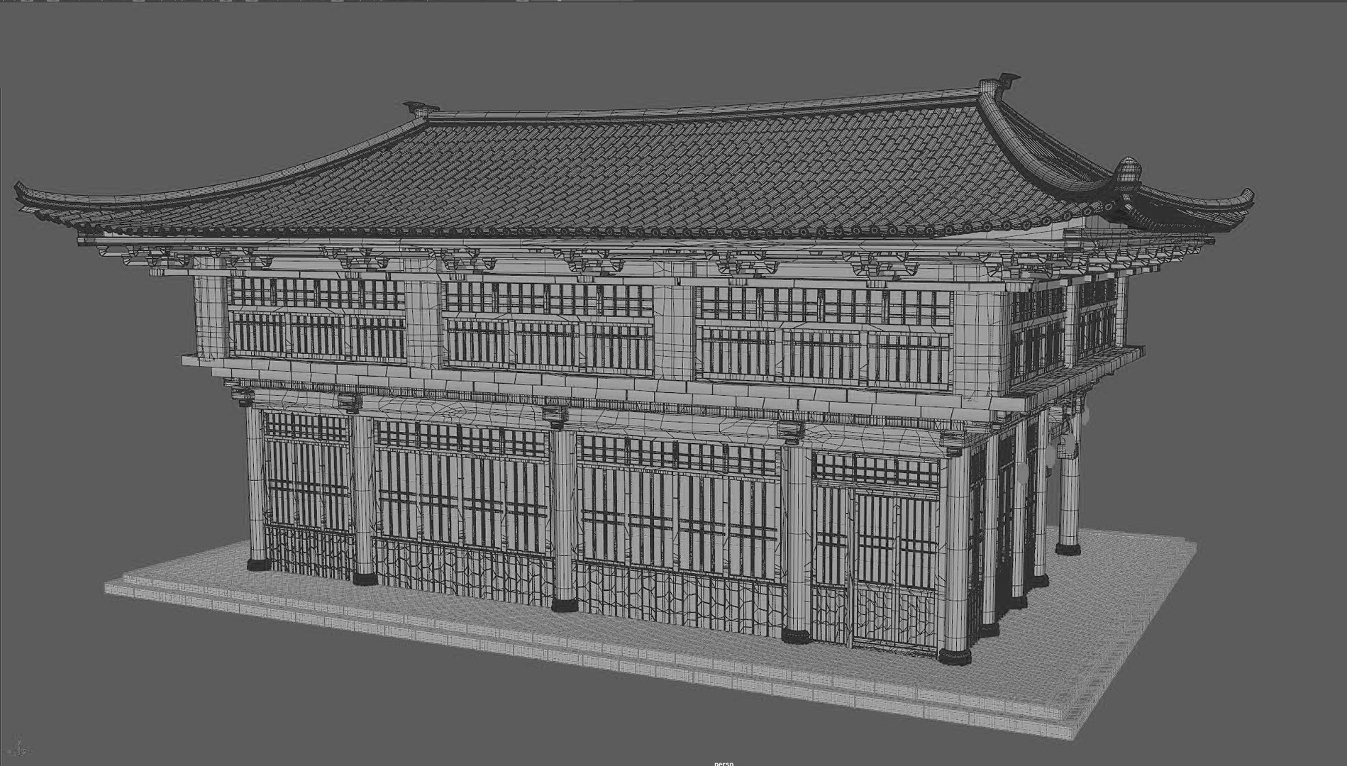 3D Ancient Architecture Model - TurboSquid 2053877
